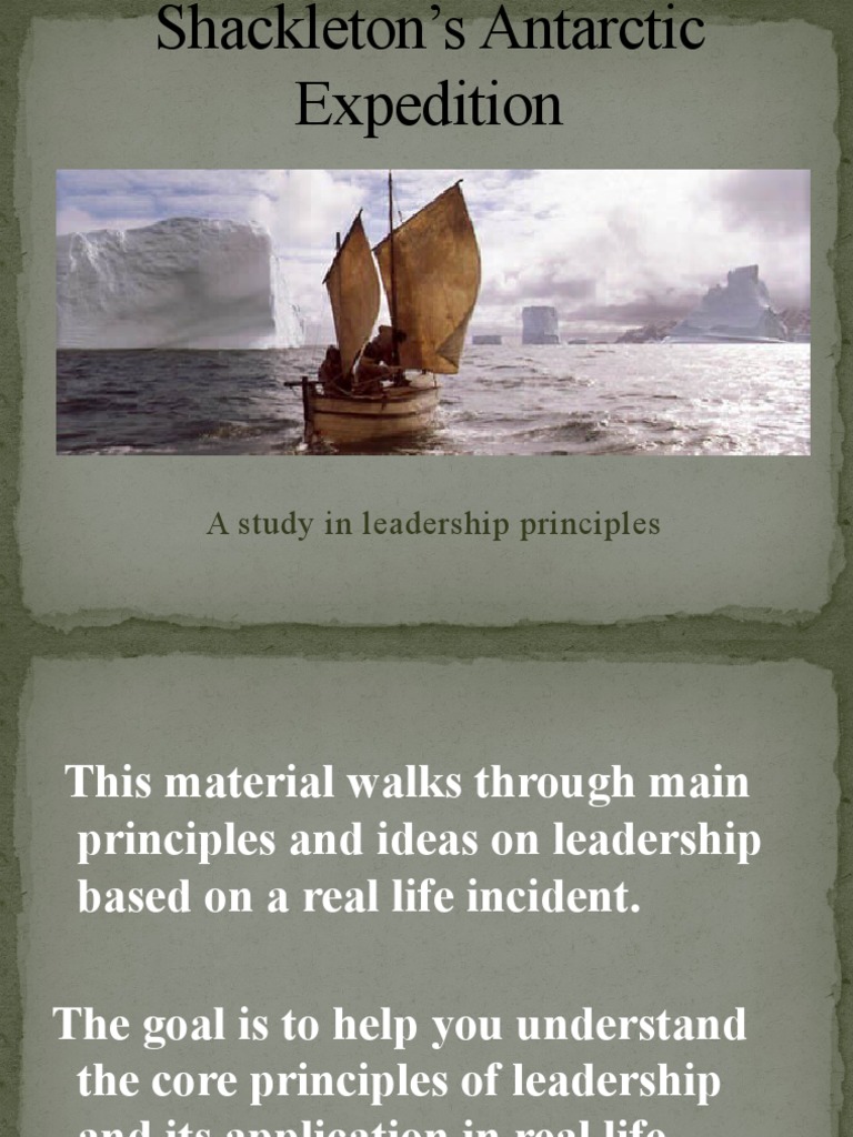 Shackleton's Daring Adventure | PDF | Ernest Shackleton | Heroic Age Of ...