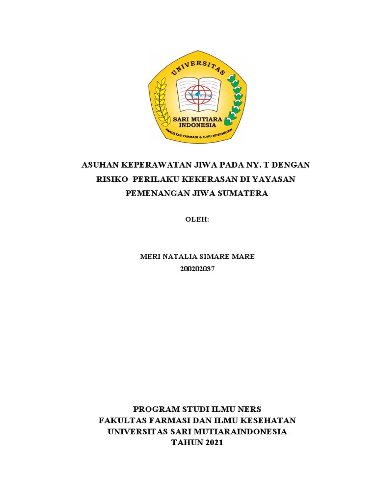 Asuhan Keperawatan Jiwa Pada Ny. T | PDF | Pengembangan Diri