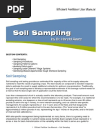Soil Sampling Procedures | PDF