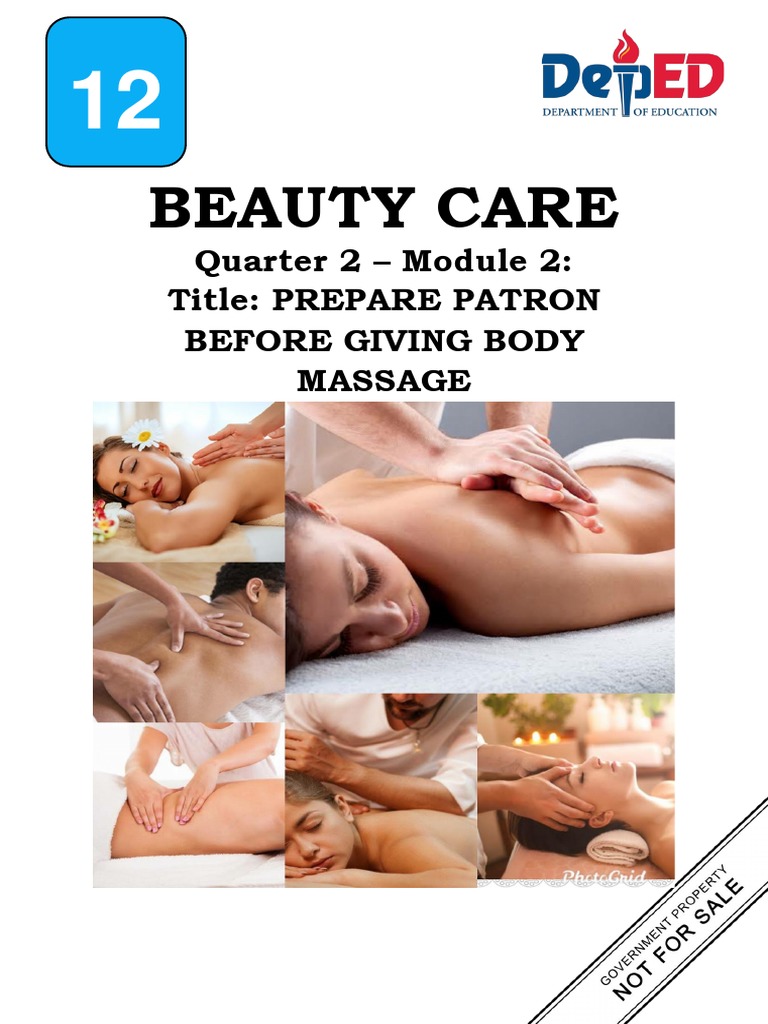 Tve 12 - Beauty Care 1ST Semester Finals Module 2 (Dela Cruz) | PDF | Massage | Infection