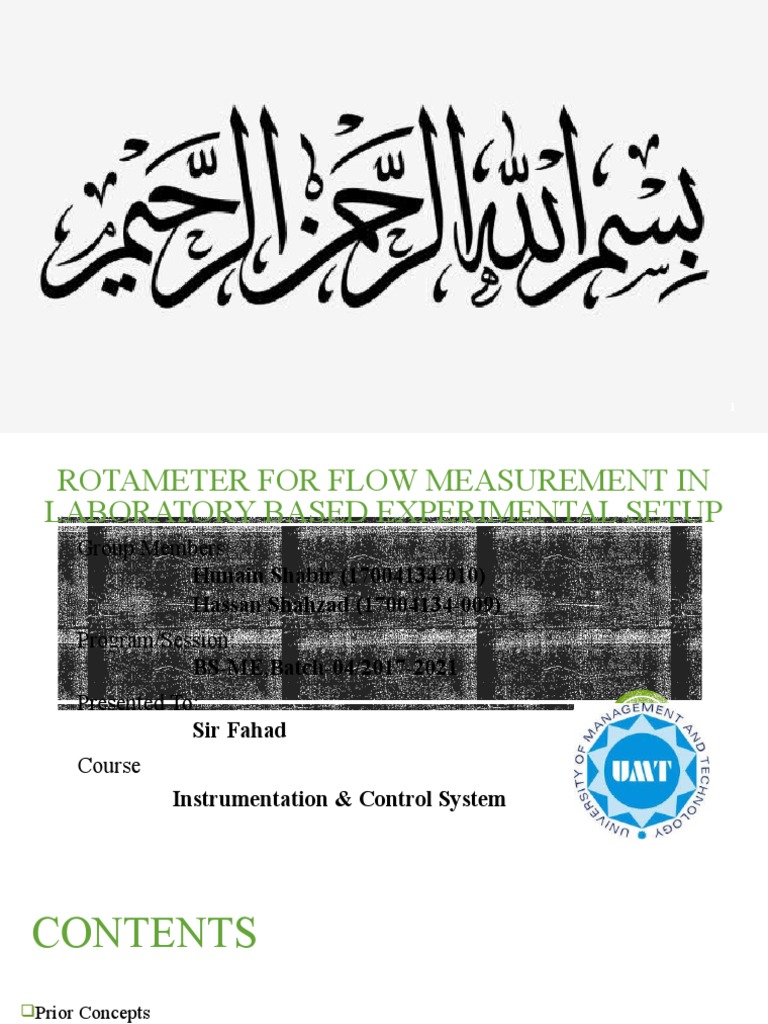 Rotameter Flow Measurement Guide | PDF | Buoyancy | Flow Measurement