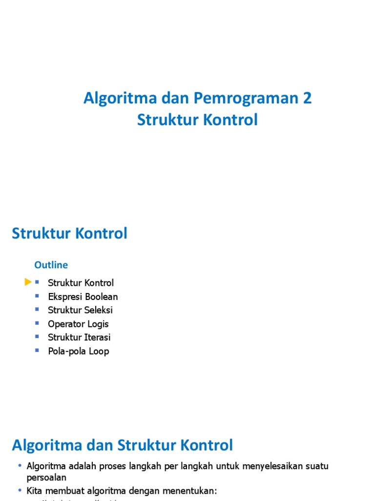 Struktur Kontrol dalam Pemrograman Python | PDF | Komputer
