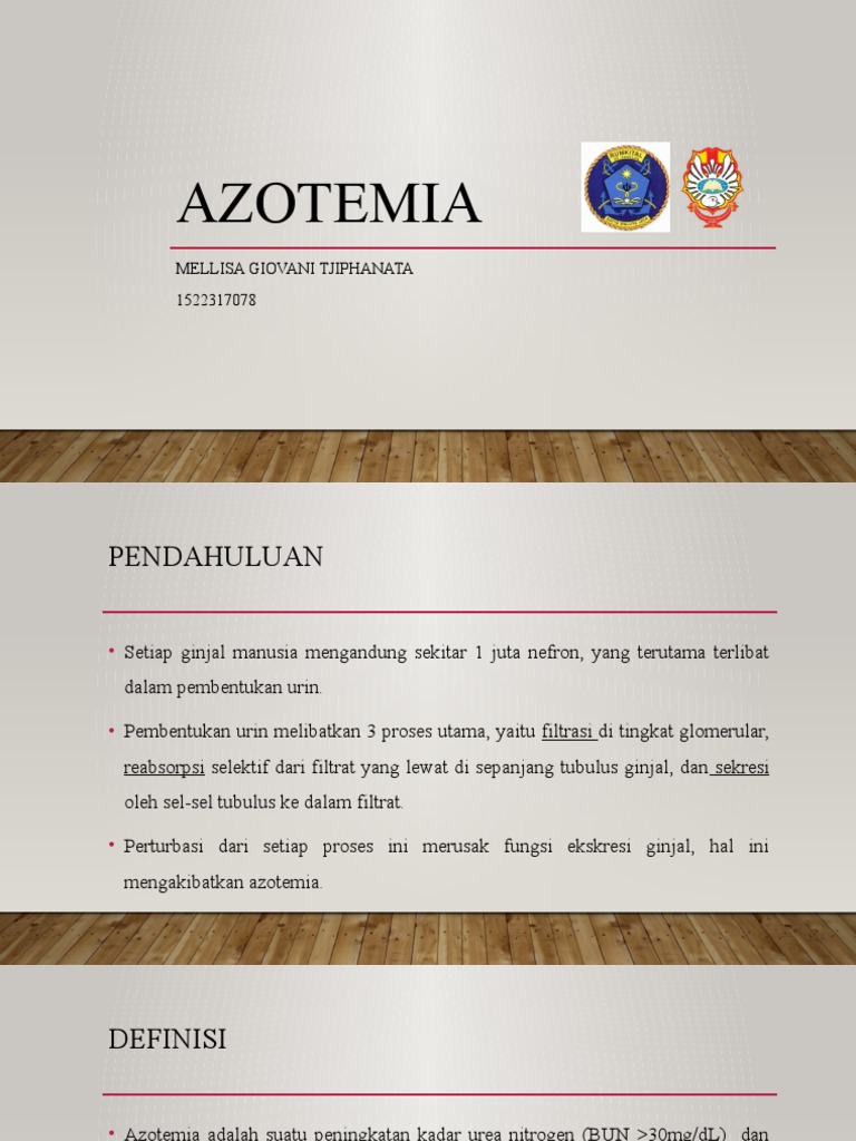 Azotemia | PDF | Sains & Matematika