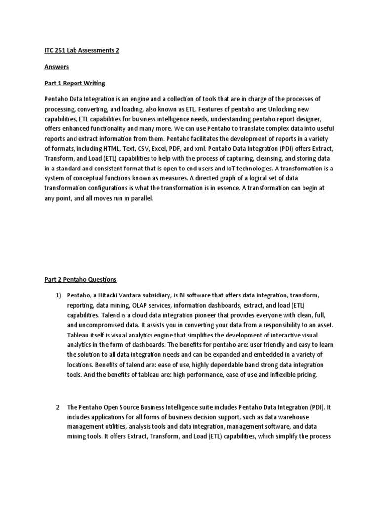 ITC 251 Lab Assessments 2 Answers Part 1 Report Writing | Download Free ...