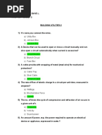 GRADE 8 SCIENCE QUIZ: Electricity | PDF | Voltage | Series And Parallel ...