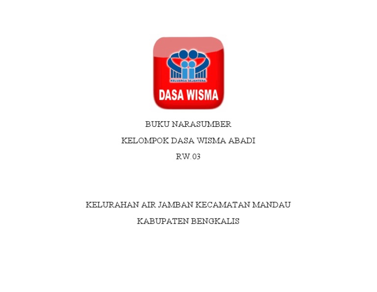 Cover Dasa Wisma | PDF