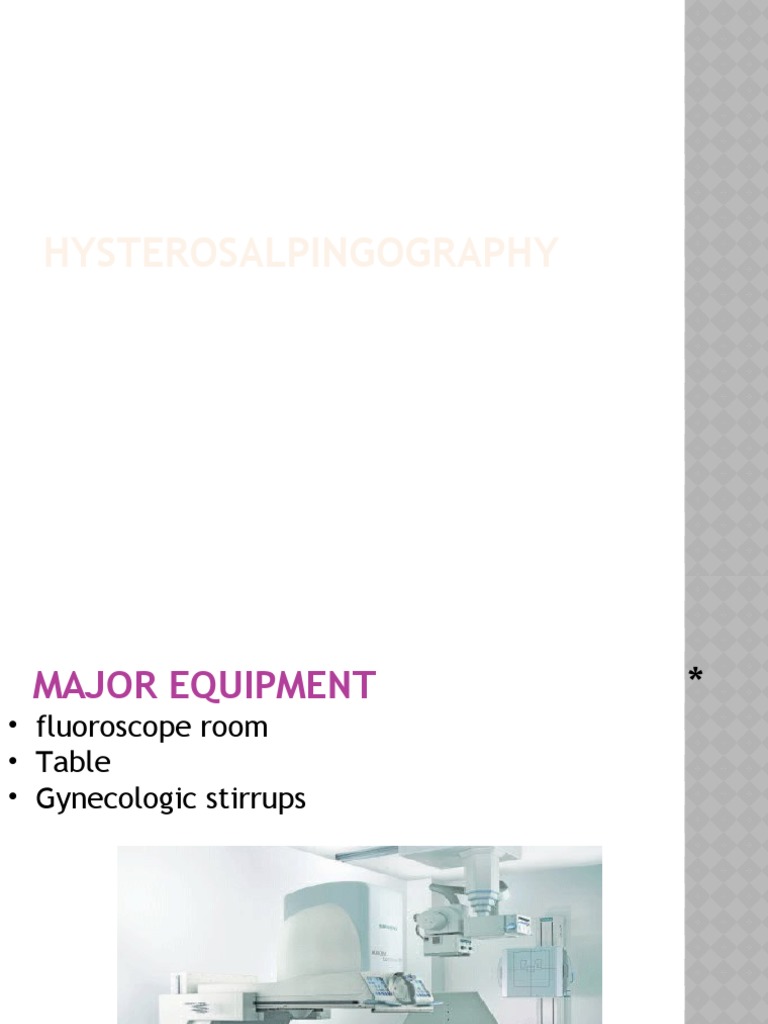 Hysterosalpingography 140406072713 Phpapp02 | PDF | Uterus | Mammal ...