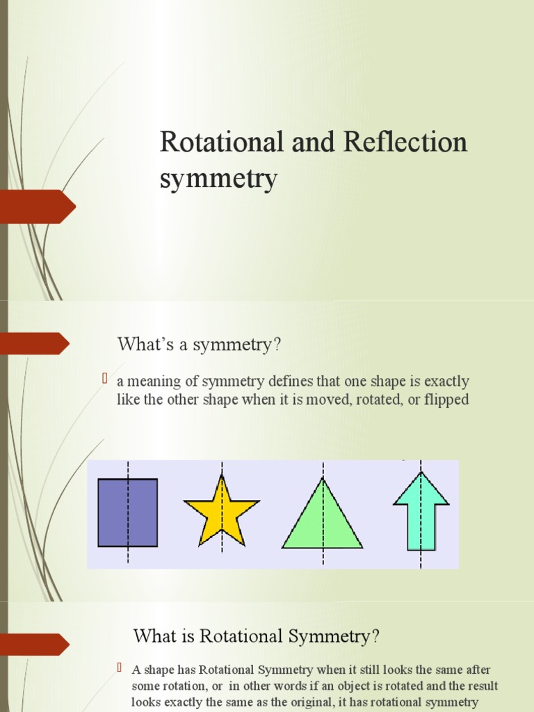 Rotational Symmetry | PDF | Shape | Symmetry