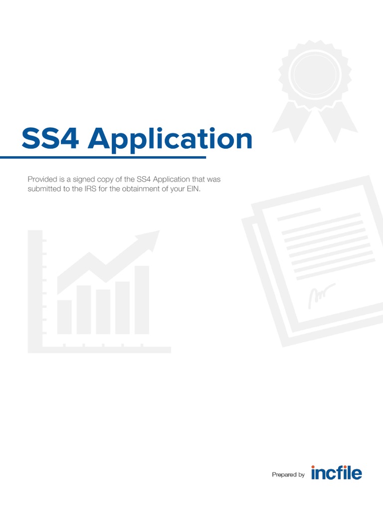 SS4 Application | PDF | Government Finances | Taxes
