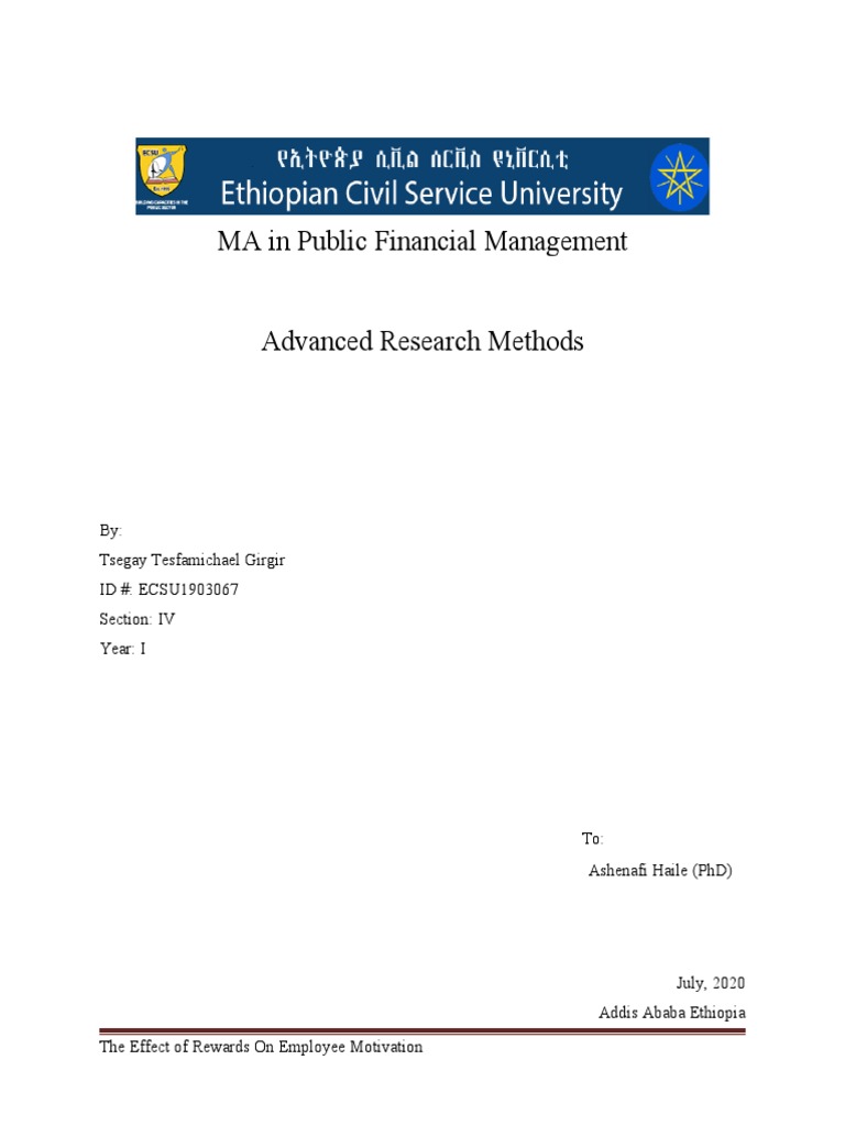 Exploring the Impact of Rewards on Employee Motivation in the Banking ...