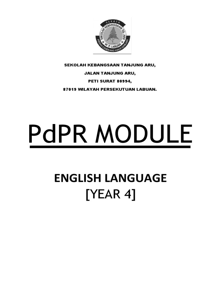 English PDPR Module Year 4 | PDF