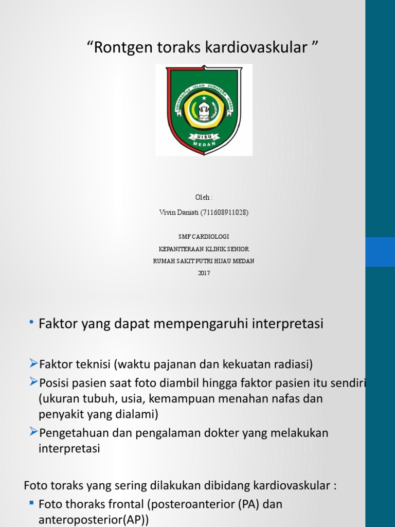 Rontgen Toraks Kardiovaskular | PDF