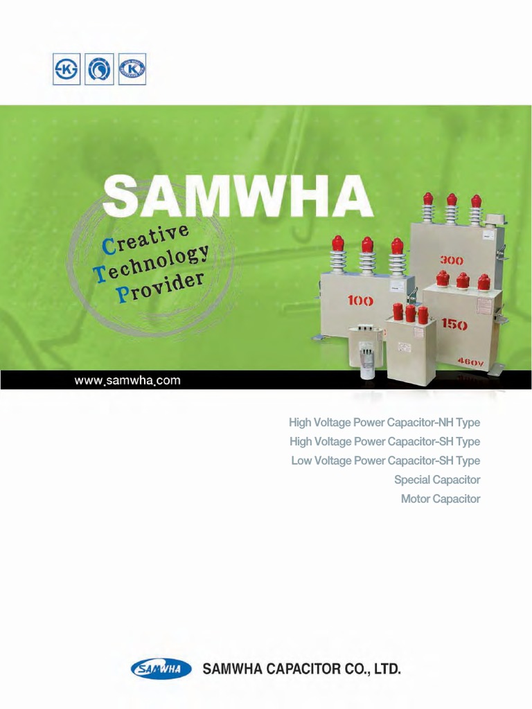 Samwha Capacitor Full Catalog | PDF | Capacitor | Fuse (Electrical)