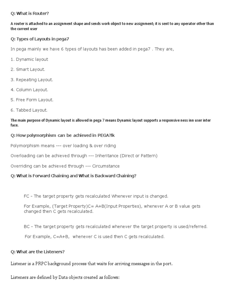 PEGA Interview Set03 | PDF | Class (Computer Programming) | Soap