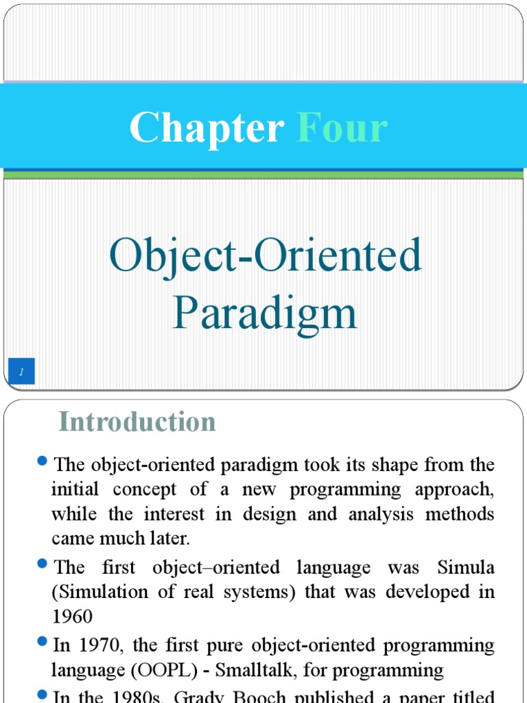 Chapter 4 Oosad Pdf Method Computer Programming Class Computer Programming 3558