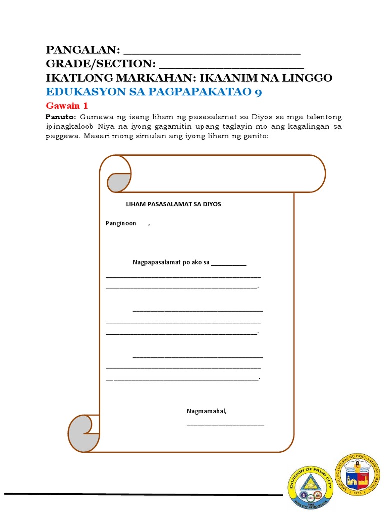 Esp 9 q3 Module 6sgt | PDF