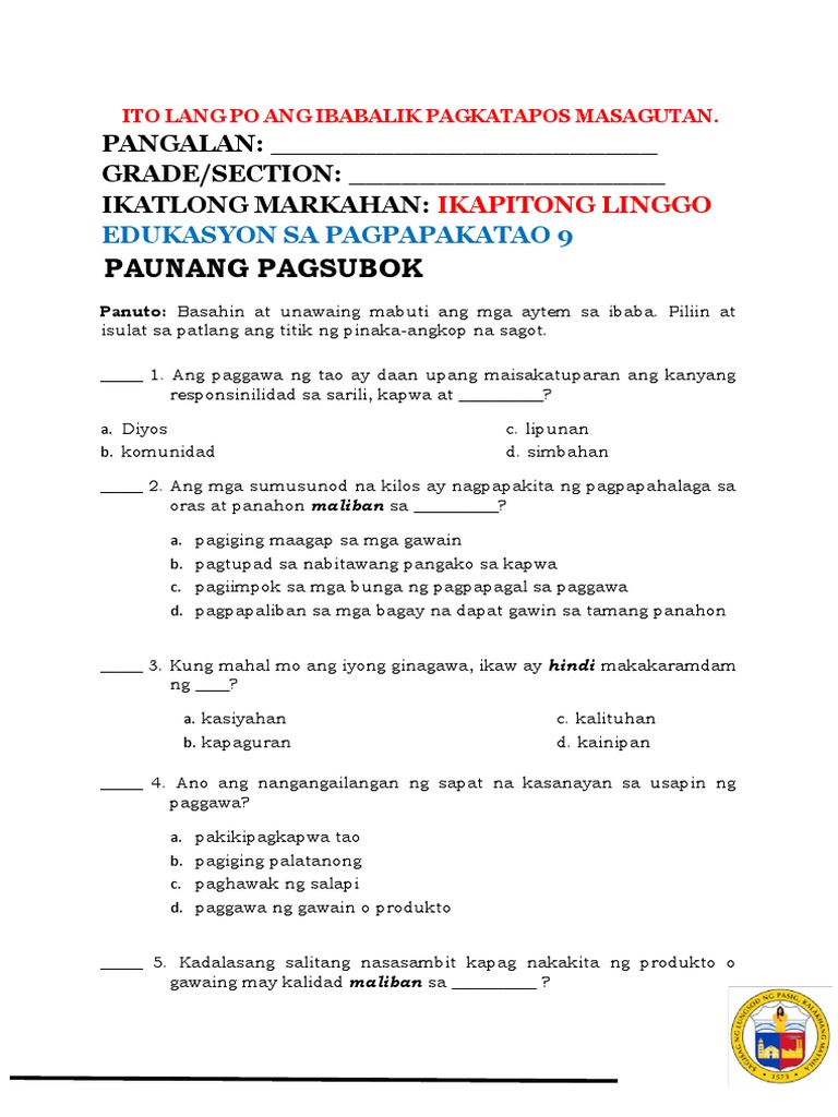 Esp 9 q3 Module 12sgt | PDF