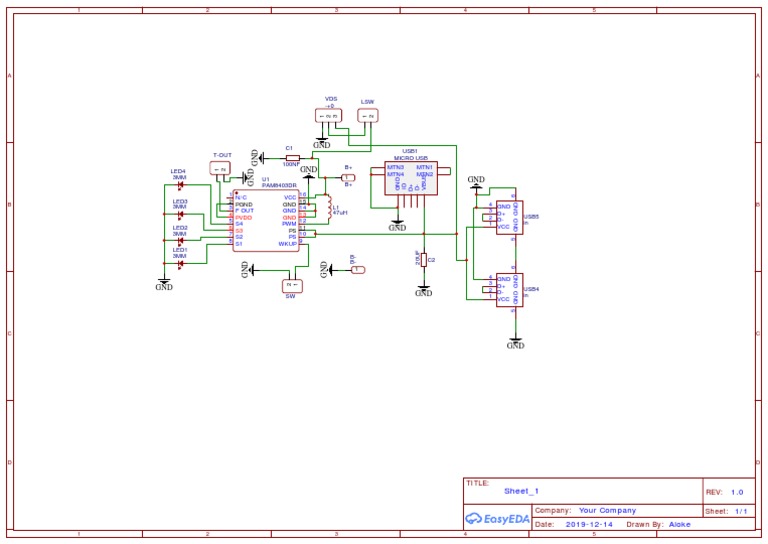 Schematic - POWER BANK | PDF | Usb | Physical Layer Protocols