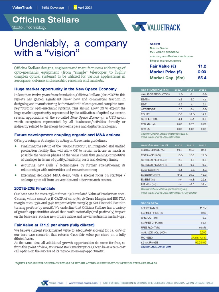 OS IoC As of 18 04 21 | PDF | Telescope | Outsourcing