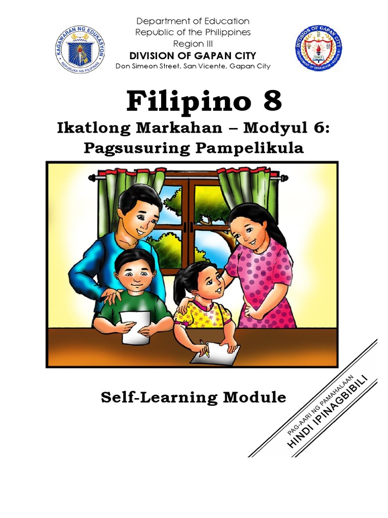 Filipino 8 SLMs 3rd Quarter Module 6 | PDF