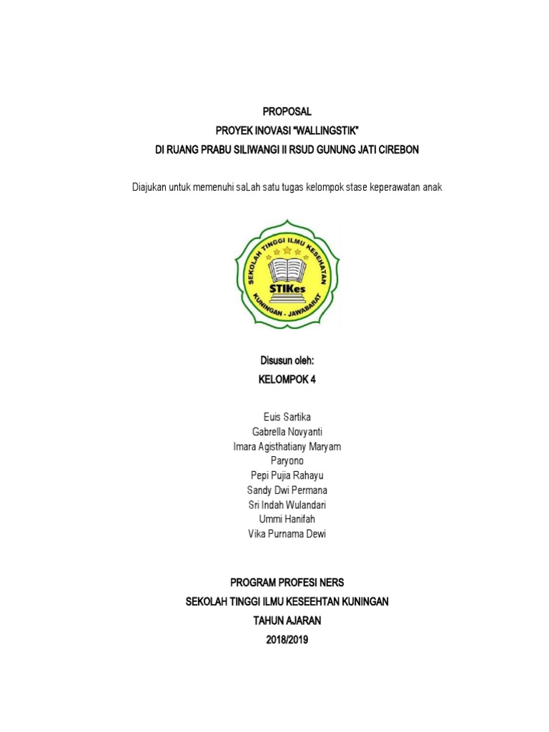 Proposal Proyek Inovasi | PDF