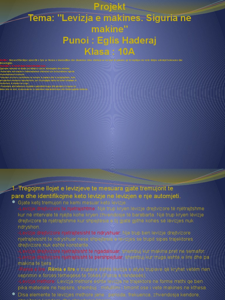 Projekt Fizike | PDF