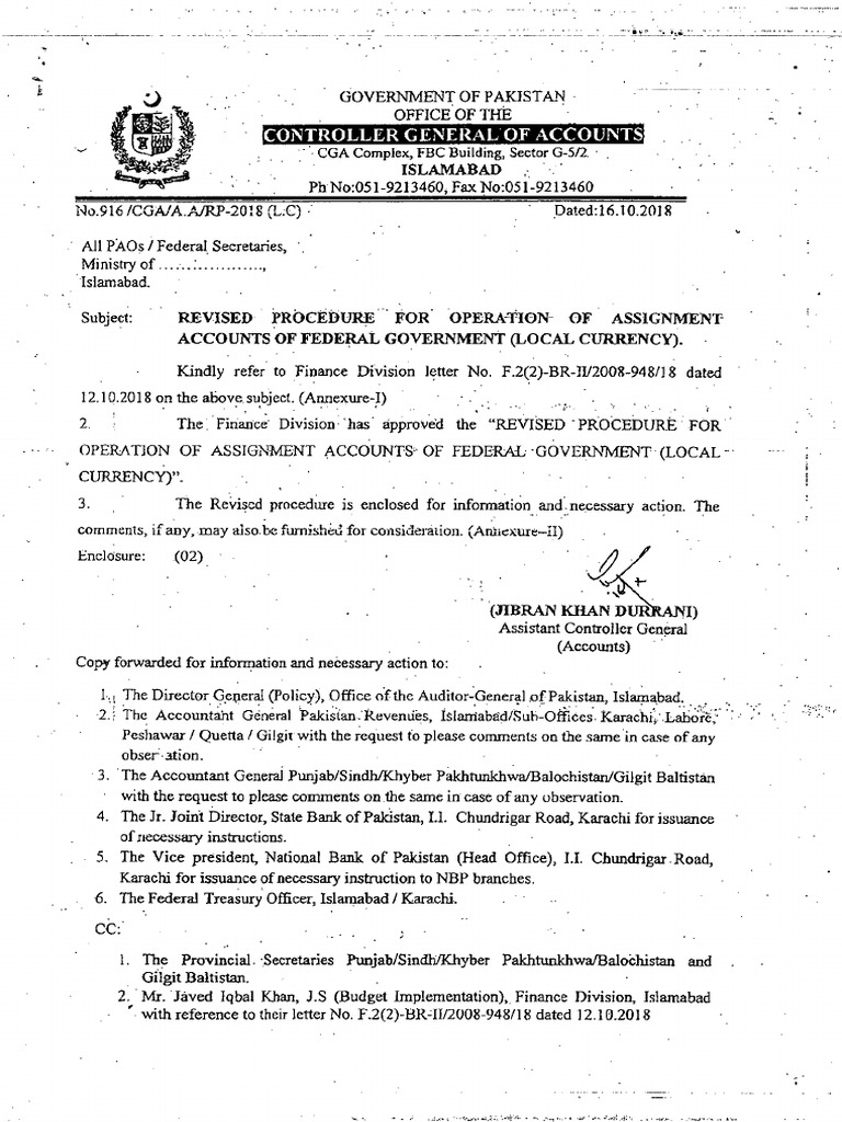 Revised Procedure For Operation 27122018 | PDF | Cheque | Payments