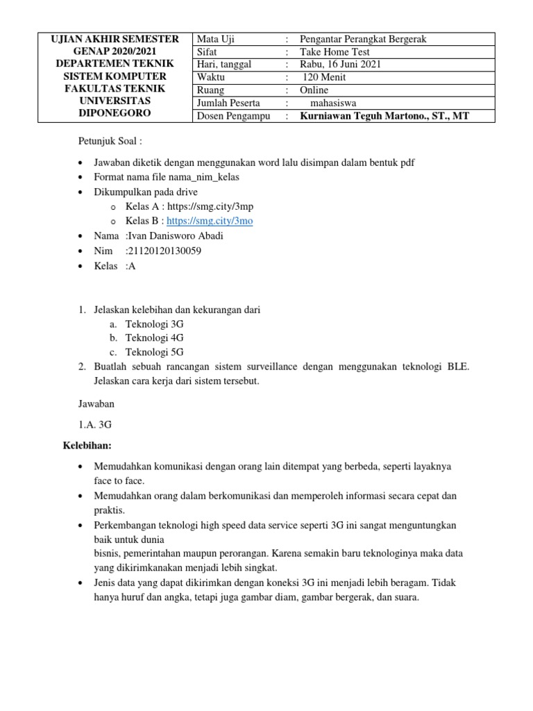 Ivan Danisworo Abadi - 21120120130059 - PBB - A | PDF | Teknologi ...