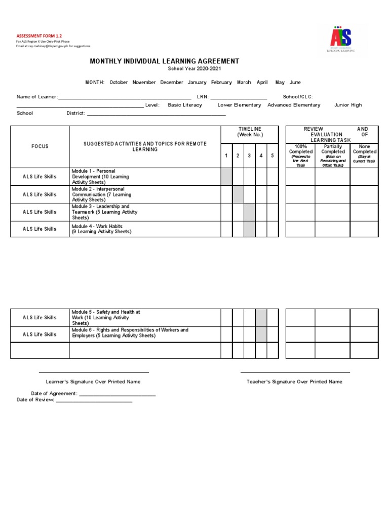 Als Life Skils | PDF | Skill | Life Skills