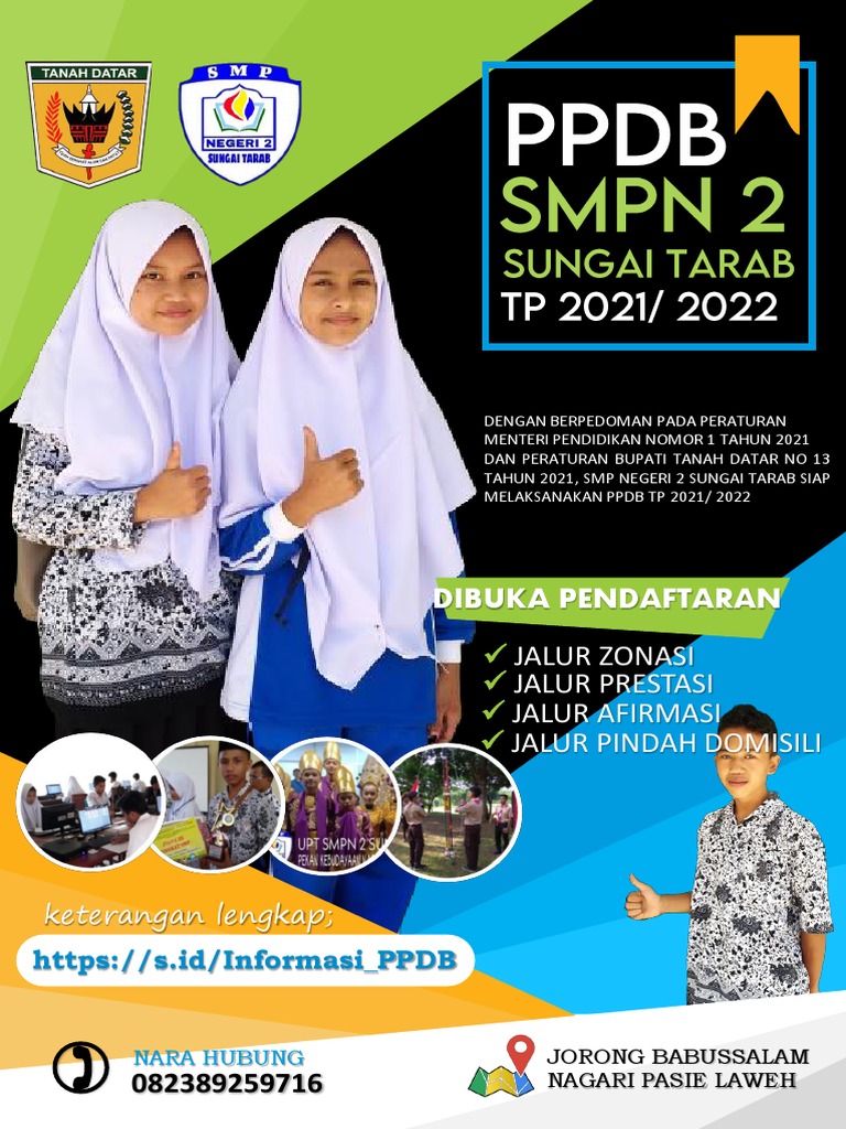 PPDB SMP Negeri 2 Sungai Tarab | PDF