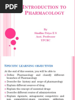 Introduction to Basic Pharmacology | PDF | Pharmacology | Pharmacokinetics