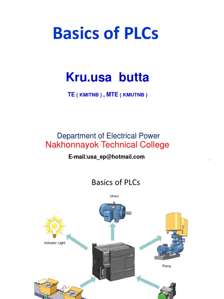 Basic PLCs | PDF | Programmable Logic Controller | Computer Hardware