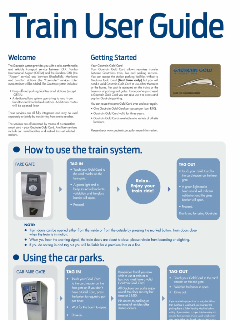Gautrain Guide | PDF