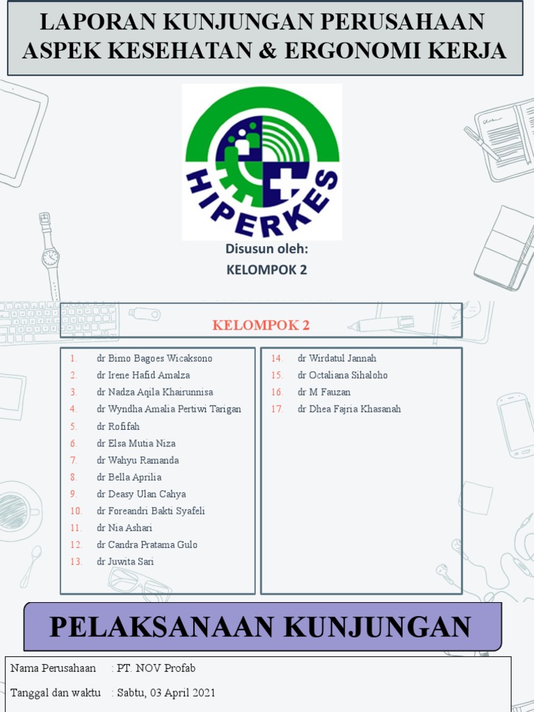 Laporan Kunjungan PT. NOV Profab | PDF