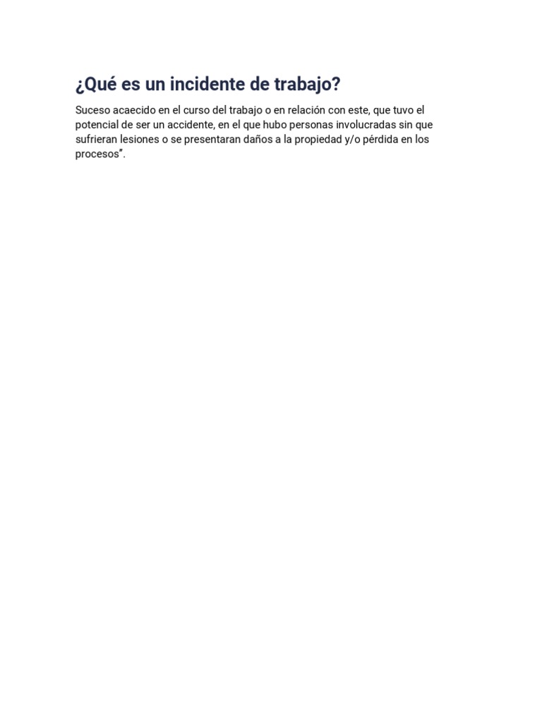 Incidente De Trabajo: Qué Es Y Cómo Reportarlo Desde Rrhh – AAMGV