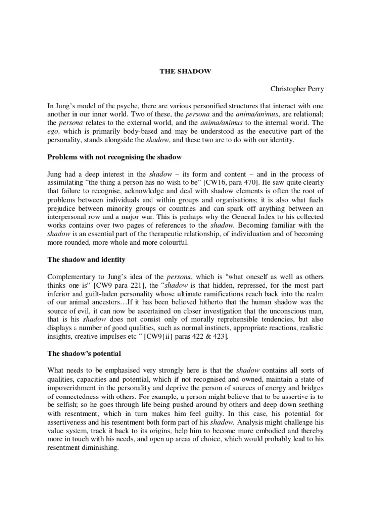 Shadow | PDF | Philosophy