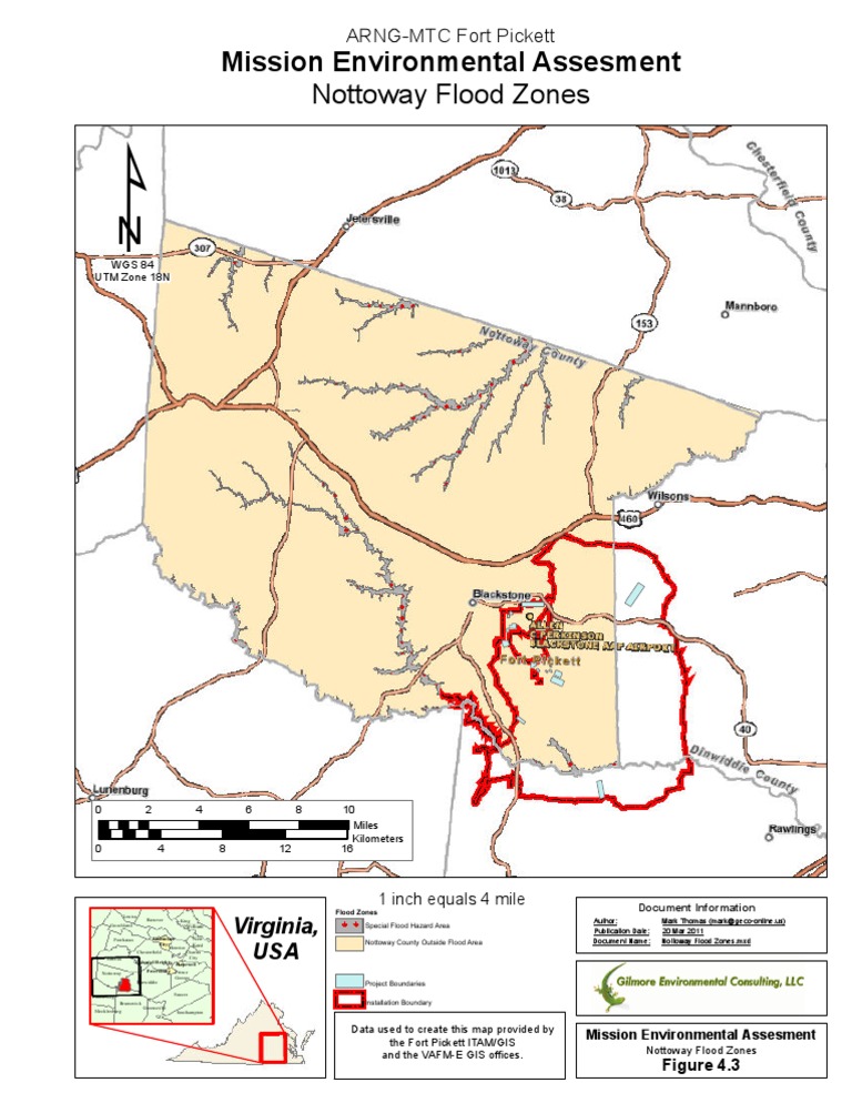 F4.3 - Nottoway Flood Zones | PDF | Infographics | Geomatics