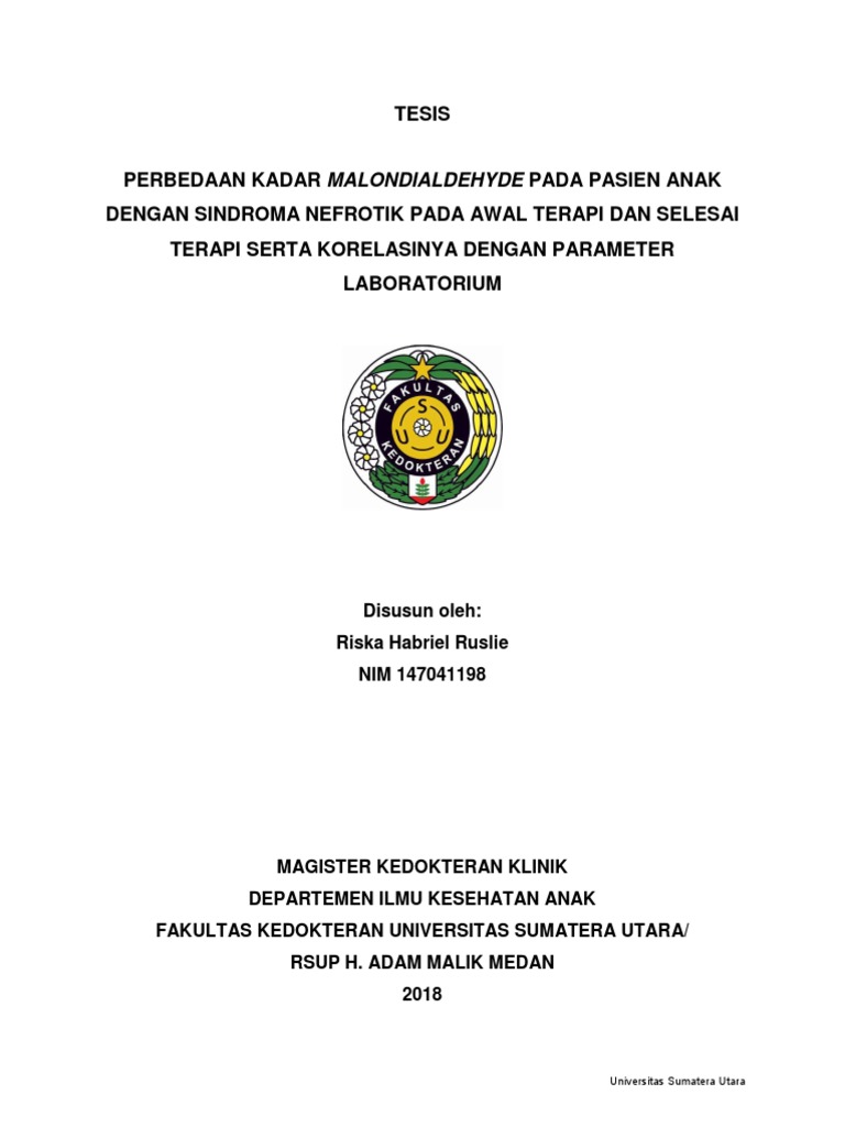 Tesis: Disusun Oleh: Riska Habriel Ruslie NIM 147041198 | PDF ...