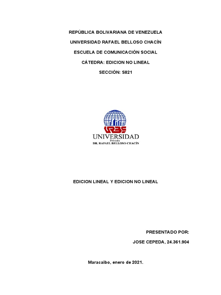 Edicion No Lineal 1 | PDF | Formatos de medios | Medios de almacenamiento