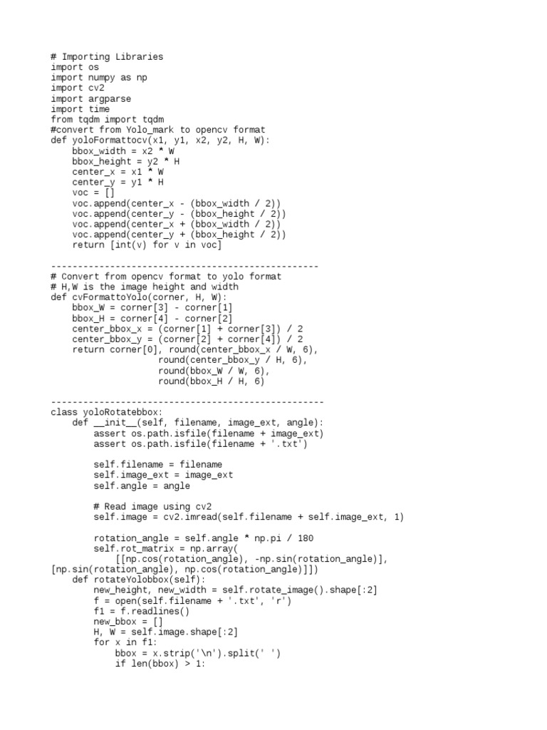 Data Augmentation YOLO | PDF | Filename | Utility Software