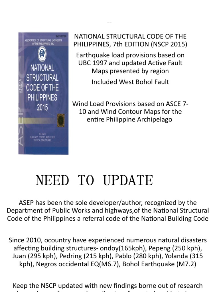 NSCP 2015: Structural Code Updates | PDF | Science & Mathematics ...