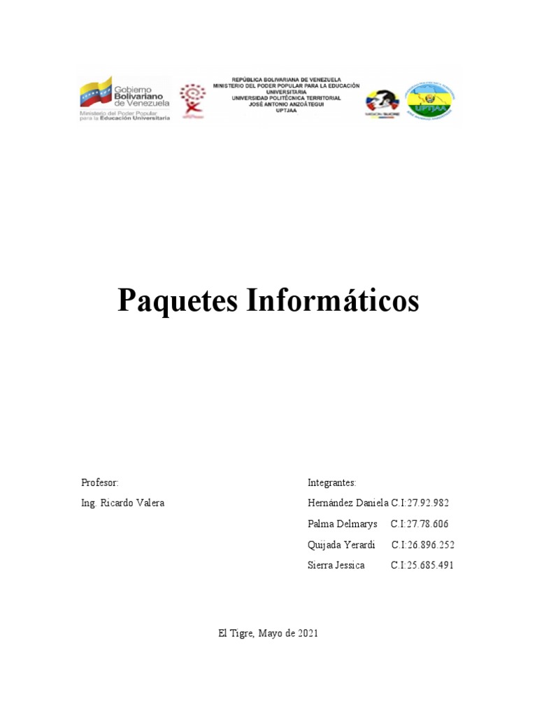 Paquetes Informaticos | PDF | Spss | Programación de computadoras