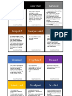 Conditions DND 5R 2024 Cheat Sheet | PDF