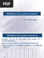 DES EXAMPLE (Encryption + Decryption) | PDF | Cryptography | Cipher