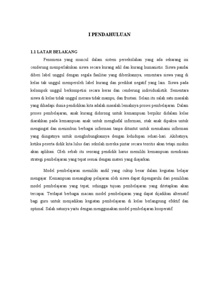 Strategi Kooperatif | PDF