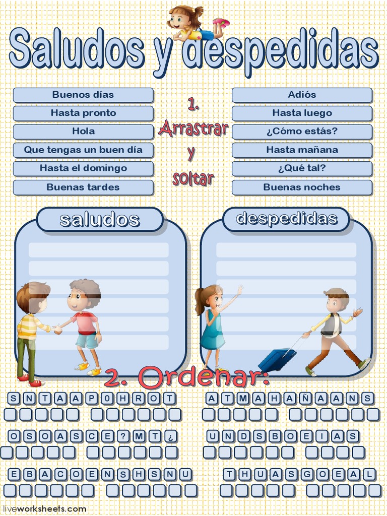Saludos y Despedidas en Español | PDF