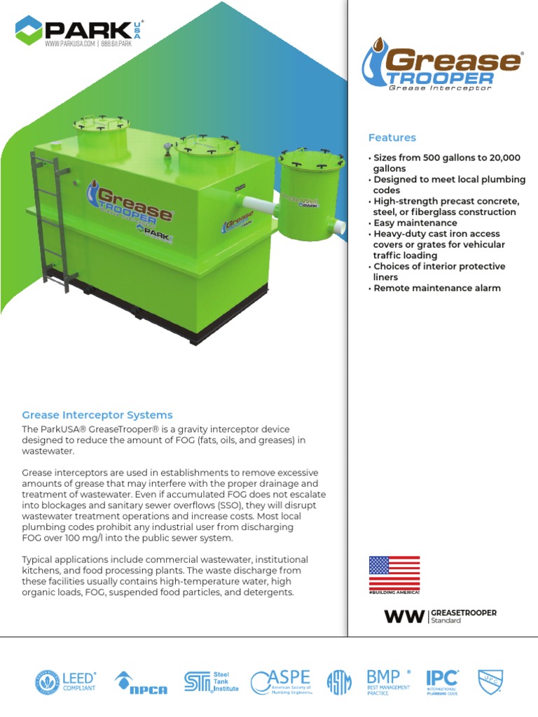 Grease Trooper | PDF | Water Pollution | Waste Management