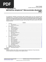 MSP430 BSL Information | PDF | Booting | Interface (Computing)