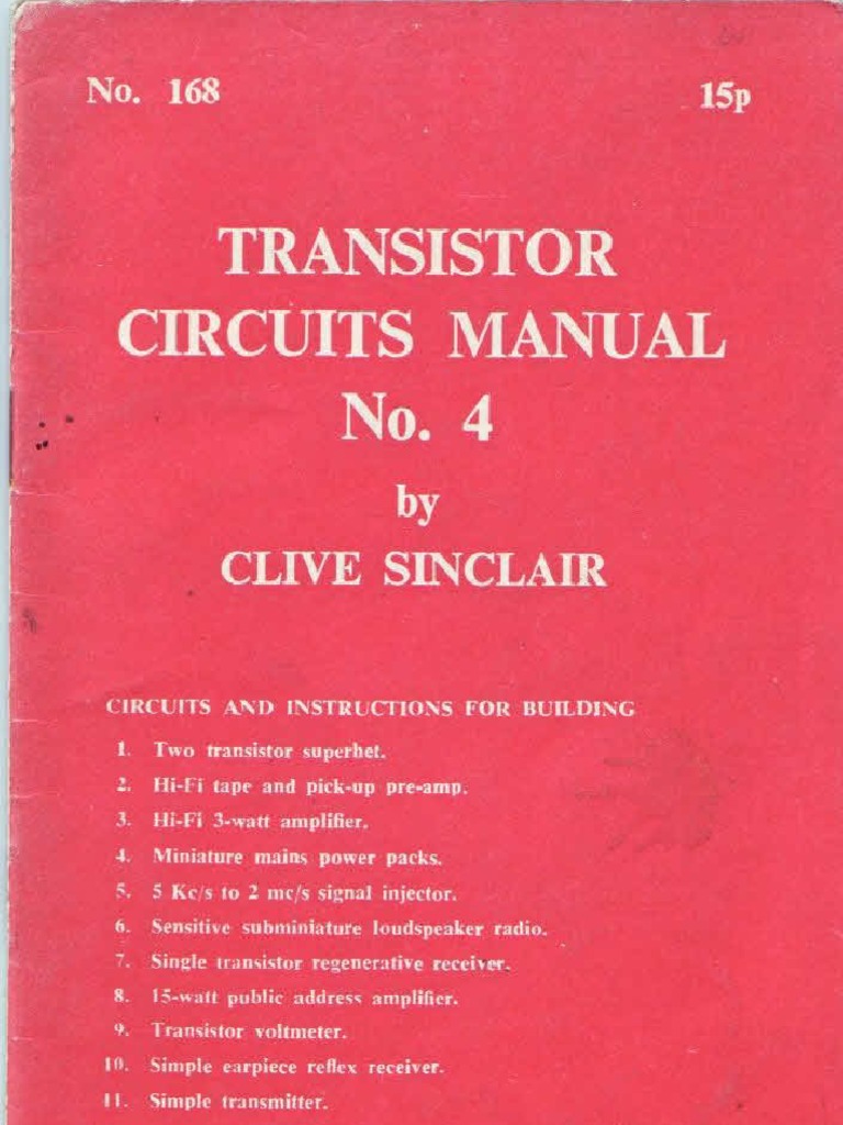 Transistor Circuits Manual No4-1972 | PDF | Technology & Engineering