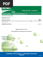 Ficha Técnica APTA ® FMC (México) | PDF | Agua | Residuos